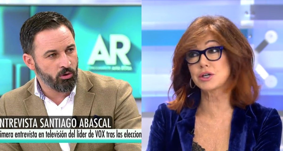 ENCUESTA: ¿Quién ha estado mejor, Ana Rosa o Abascal?